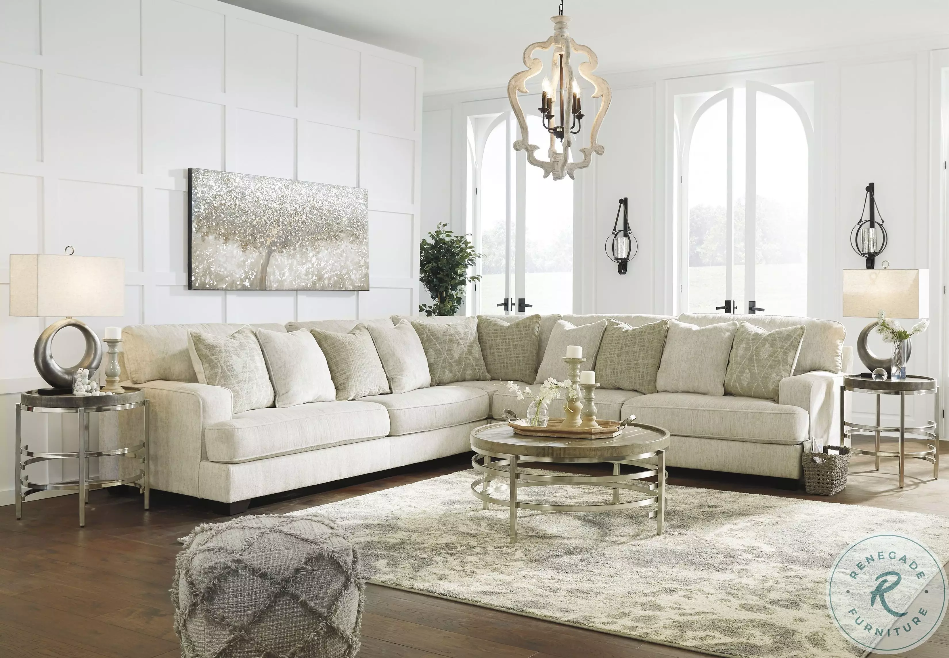 Rawcliffe 4 piece sectional charcoal store