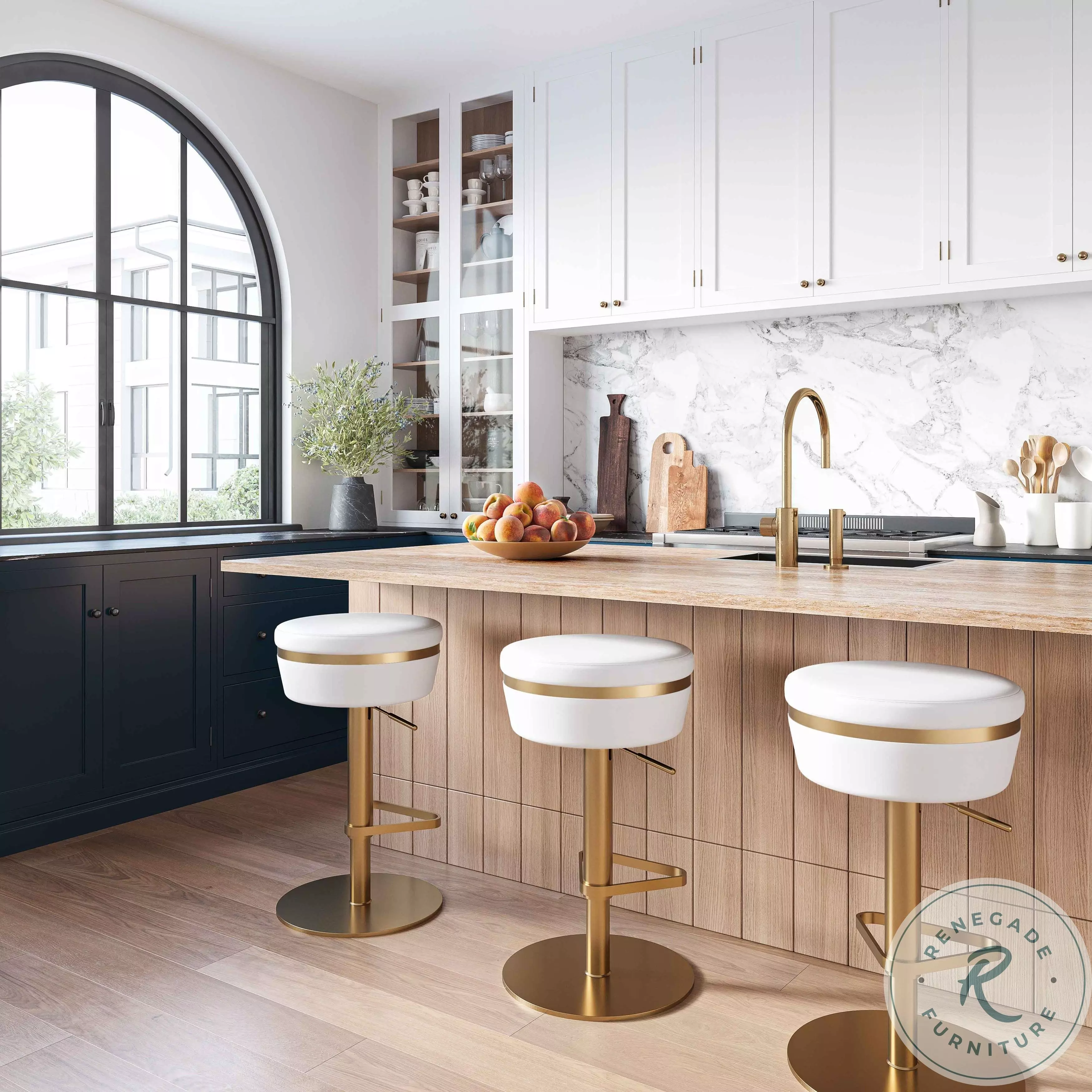 Atlantic bar stools white store