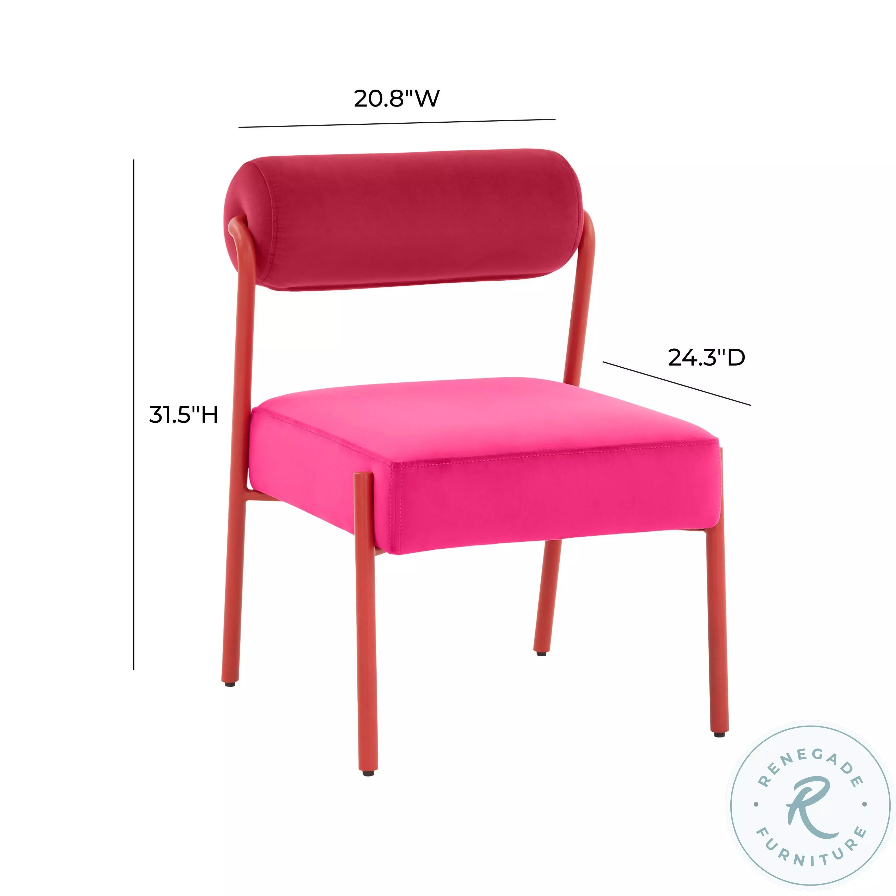 Hot pink dining room chairs store